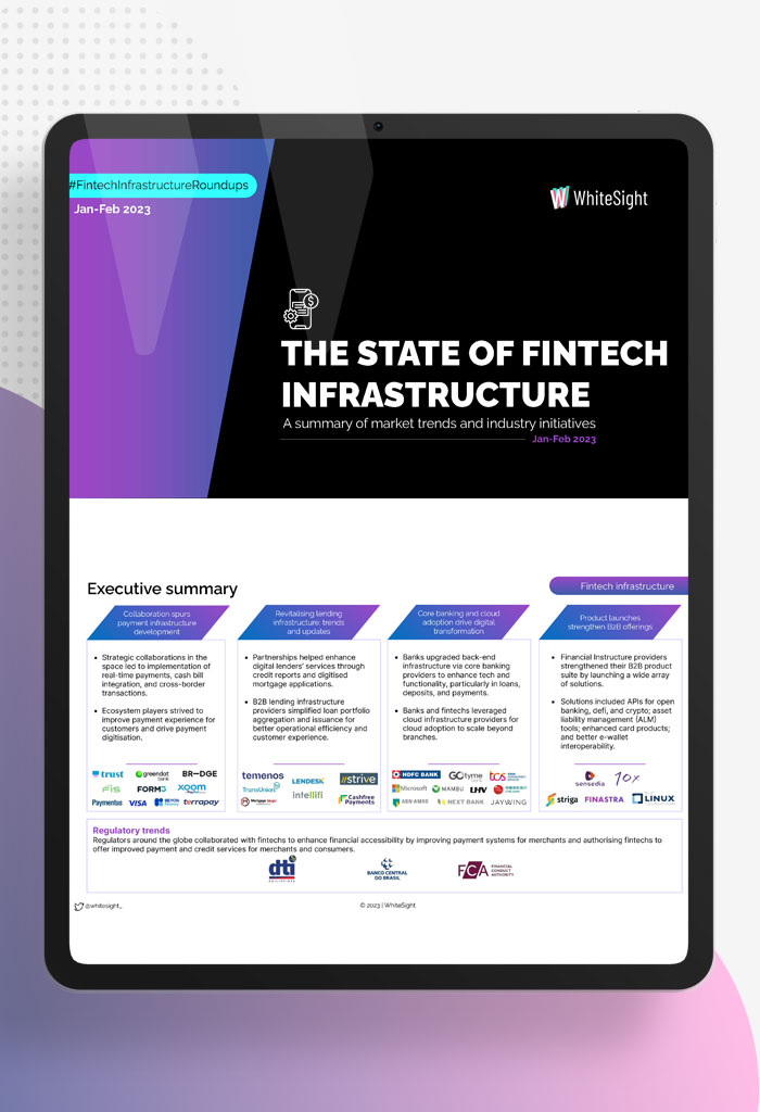 The State of Fintech Infrastructure (Jan-Feb 2023) - WhiteSight